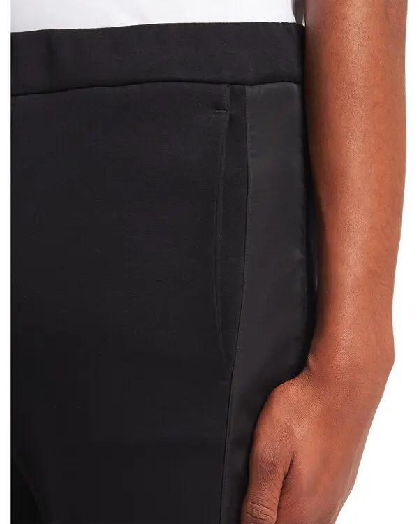 Prada Sweatpants With Re-nylon Details - Black