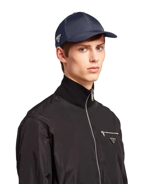 Prada Re-nylon Baseball Cap - Blue