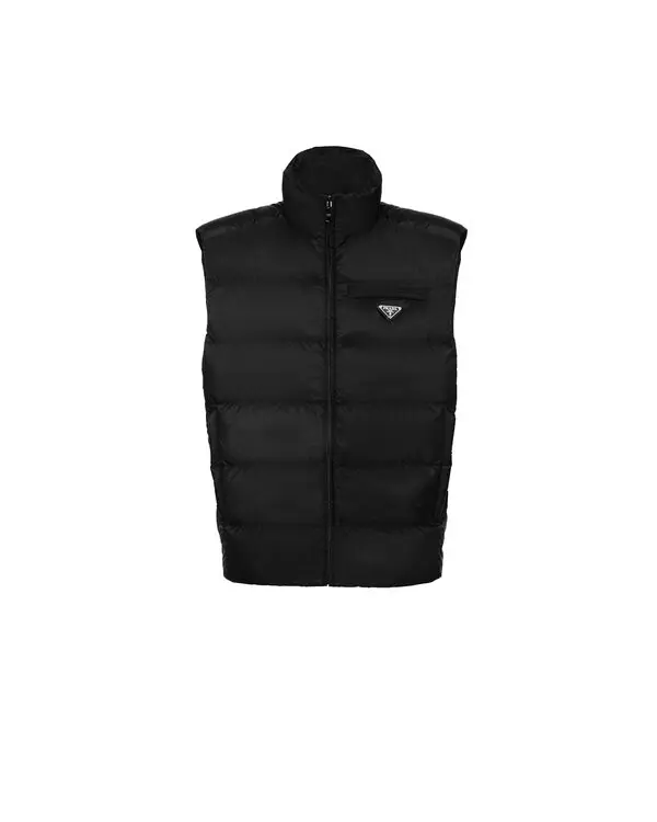 Prada Padded Re-nylon Vest - Black