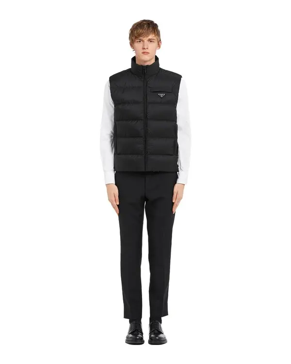 Prada Padded Re-nylon Vest - Black