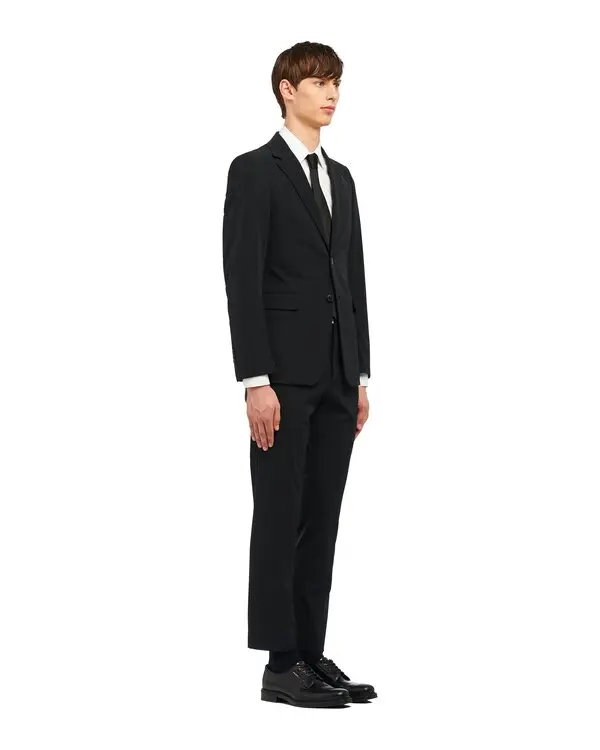 Prada Technical Fabric Single-breasted Suit - Black