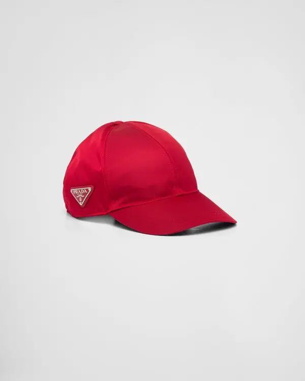 Prada Re-Nylon Baseball Cap - Red | Editorialist display picture 3