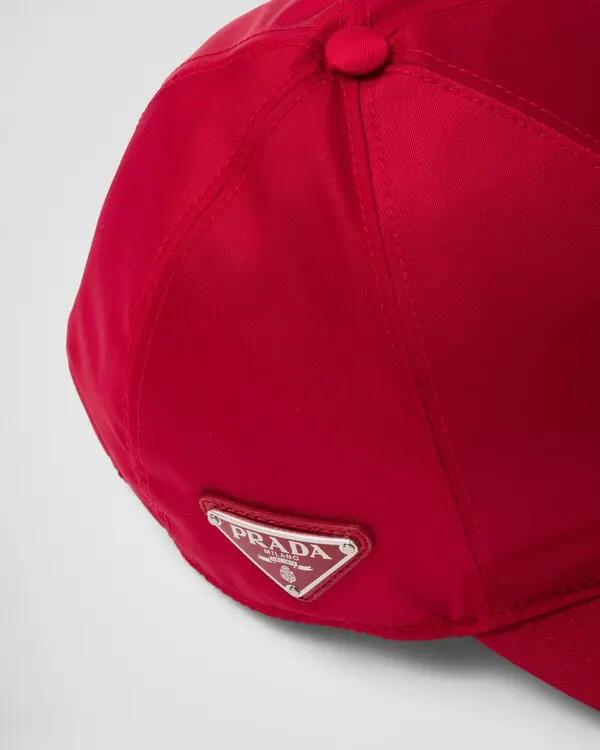 Prada Re-Nylon Baseball Cap - Red | Editorialist display picture 3