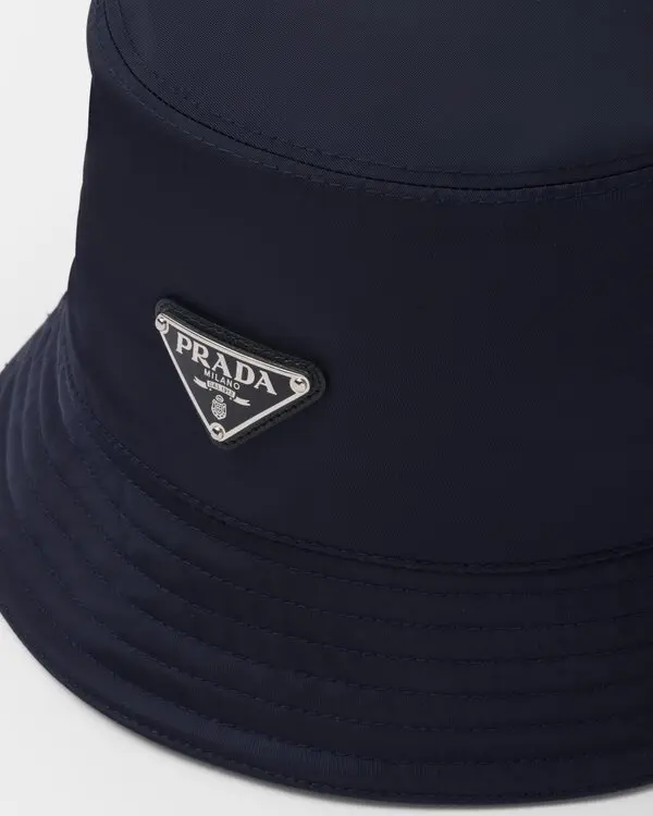 Prada Re-Nylon Bucket Hat Navy Editorialist