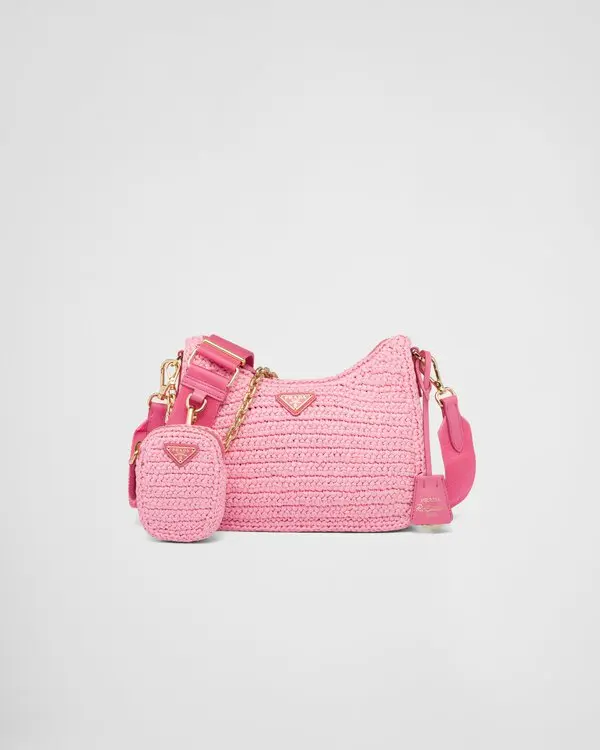 Prada Re-edition 2005 Crochet Bag - Petal Pink