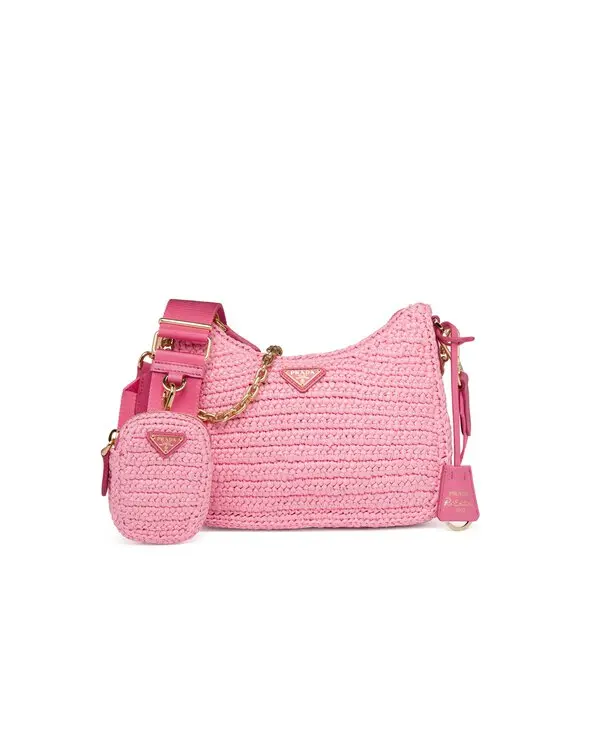 Prada Re-edition 2005 Crochet Bag - Pink