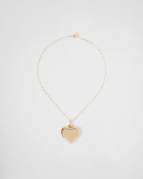 Prada Eternal Medium Pendant Necklace - Gold