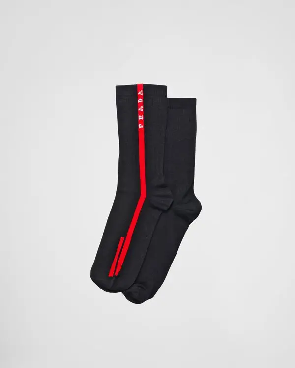 Prada Re-nylon Socks - Black