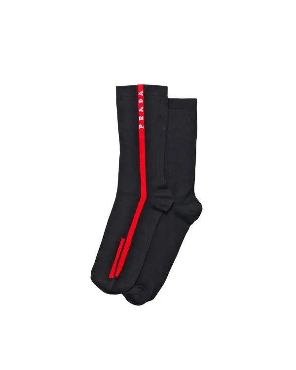 Prada Re-nylon Socks - Black