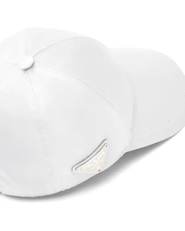 Prada Re-nylon Baseball Cap - White