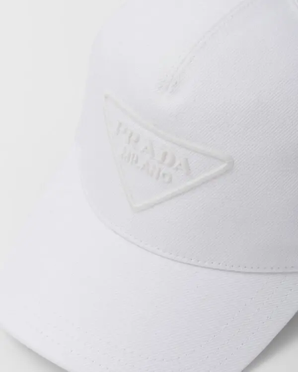 Prada Drill Baseball Cap - White | Editorialist