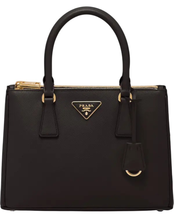 Prada Galleria Medium Saffiano Leather Bag - Black