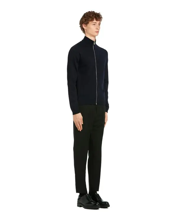 Prada Wool Cardigan - Blue