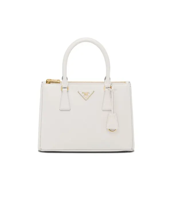 Prada Galleria Medium Saffiano Leather Bag - White