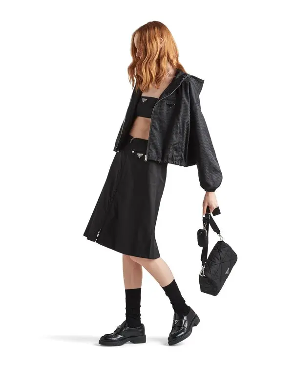 Prada Padded Re-nylon Shoulder Bag With Logo Detail