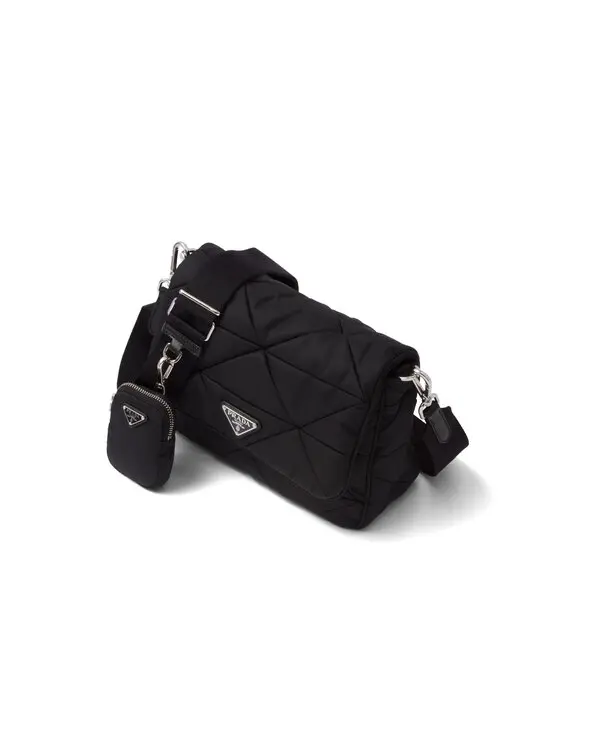 Prada Padded Re-nylon Shoulder Bag With Logo Detail