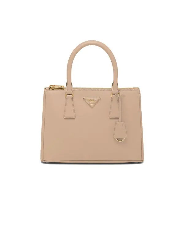 Prada Galleria Saffiano Leather Bag - Neutral