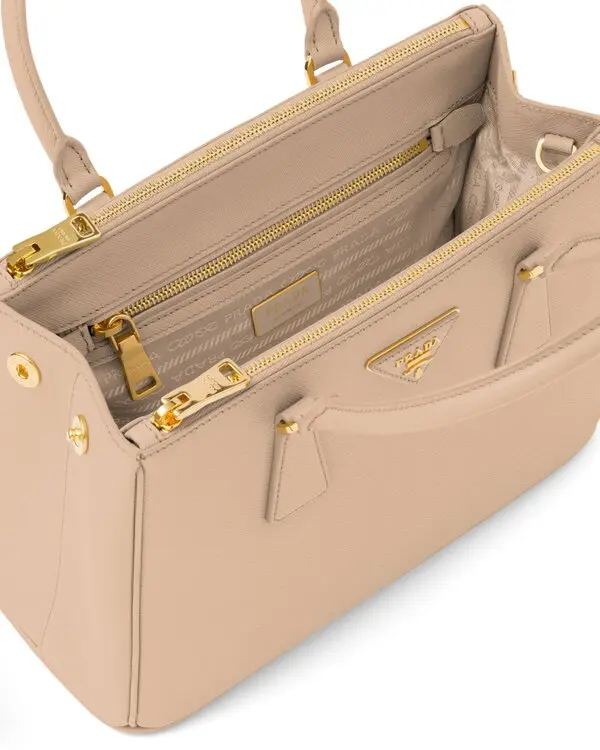 Prada Galleria Saffiano Leather Bag - Neutral