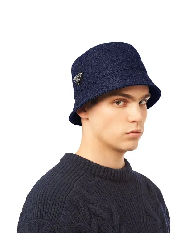 Prada Bucket Hat - Blue
