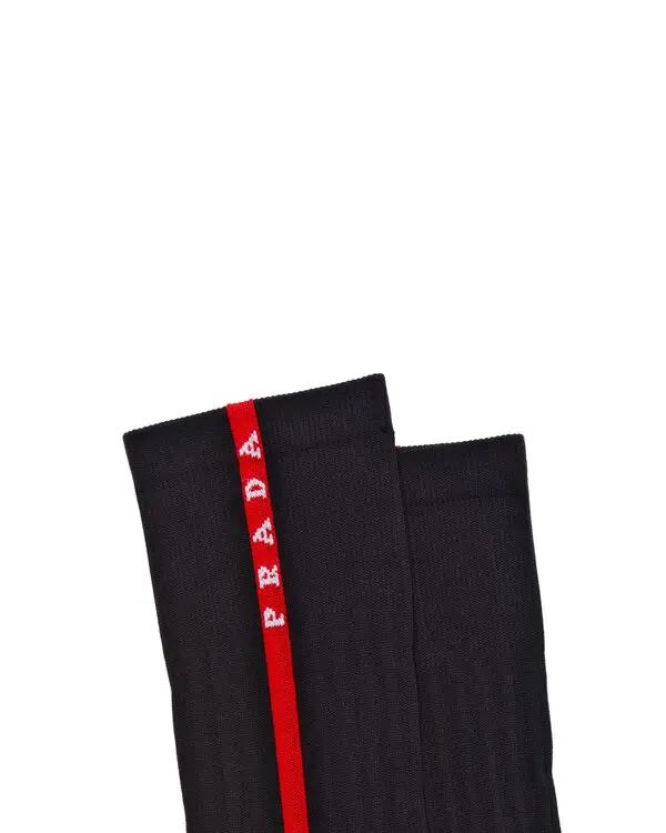 Prada Re-nylon Knit Socks - Black
