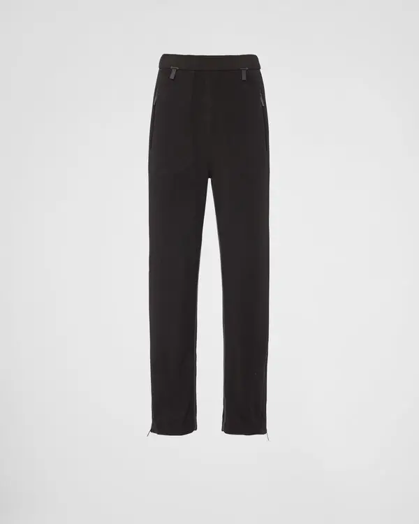 Prada Recycled Technical Fleece Joggers
