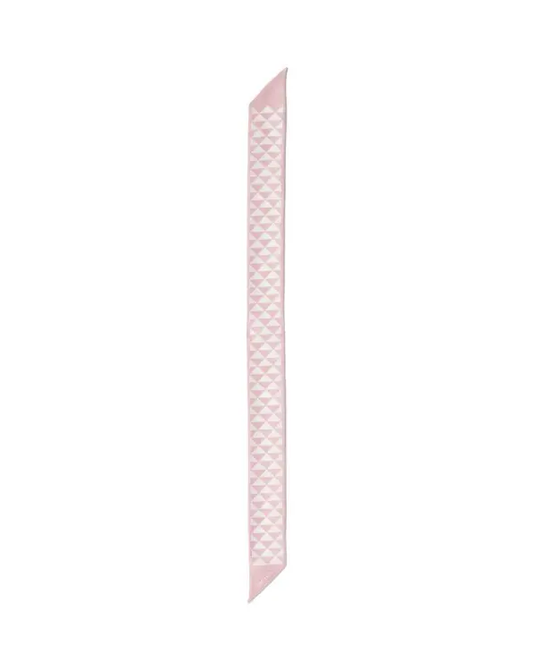 Prada Printed Silk Tie - Pink