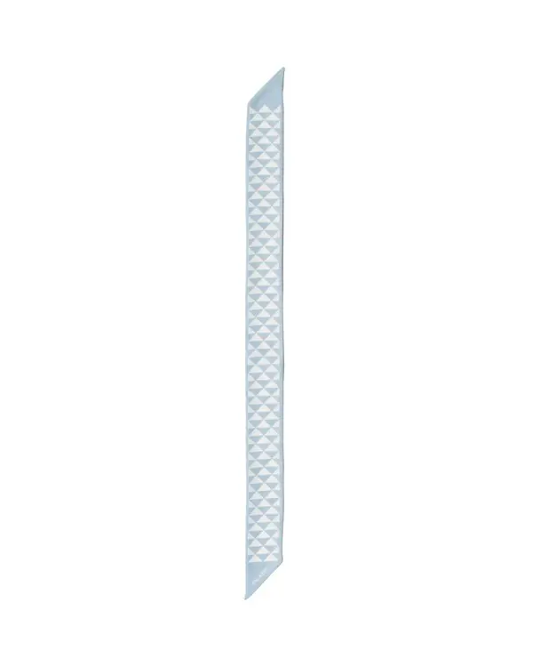 Prada Printed Silk Tie - Light Blue