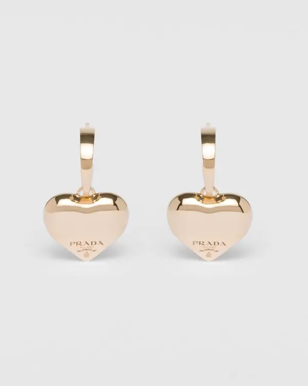 Prada Eternal Drop Earrings - Gold