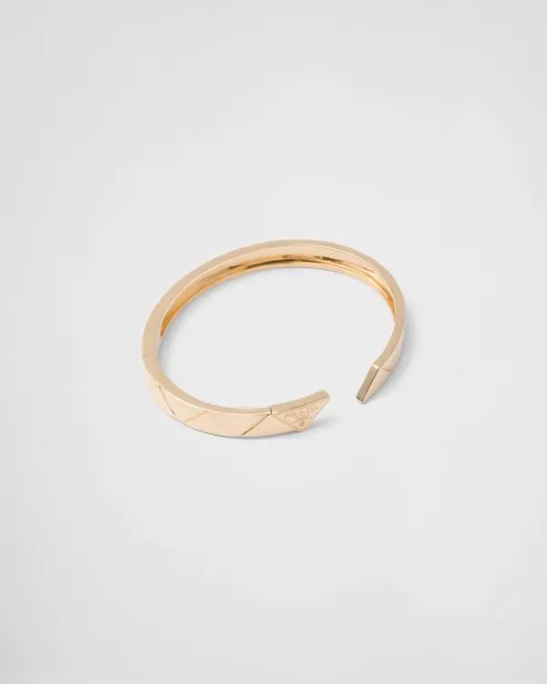 Prada Eternal Bangle Bracelet - Gold