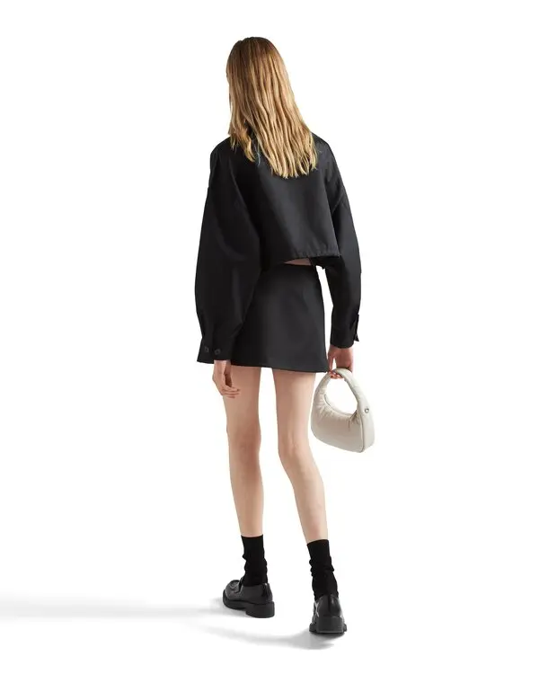 Prada Re-nylon Cropped Blouson Jacket