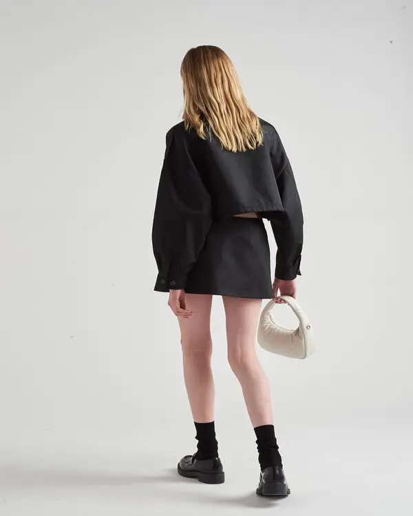 Prada Re-nylon Cropped Blouson Jacket