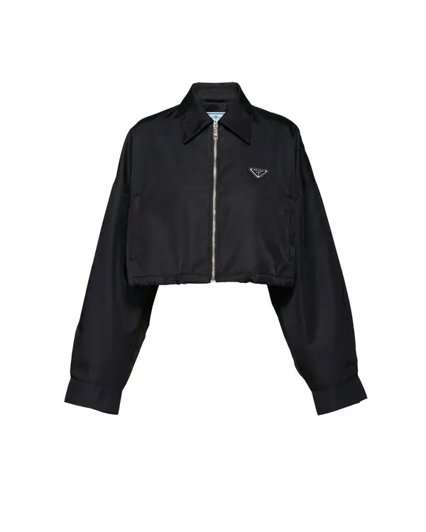 Prada Re-nylon Cropped Blouson Jacket