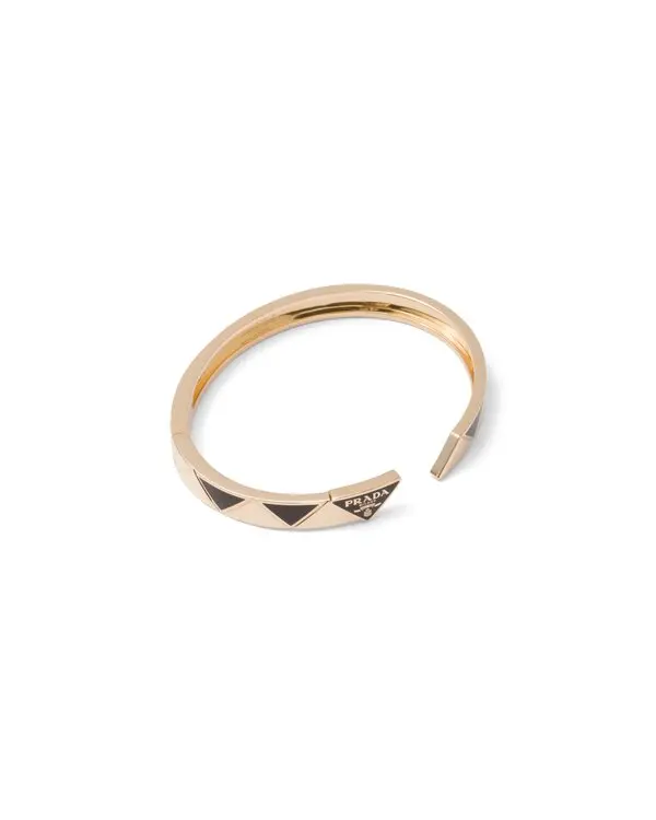 Prada Eternal Gold Bangle Bracelet - Gold/silver