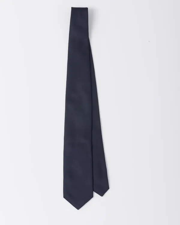 Prada Satin Tie - Blue