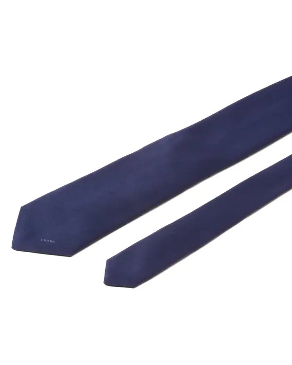 Prada Satin Tie - Blue