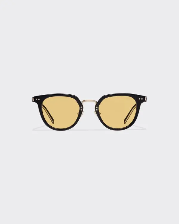 Prada Sunglasses With Logo - Crystal Ochre Lenses