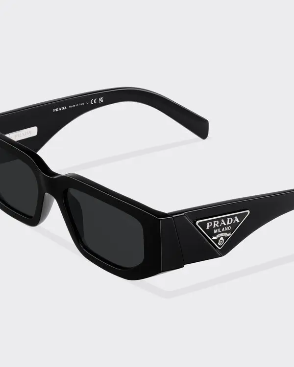 Prada Rectangle Sunglasses With Logo