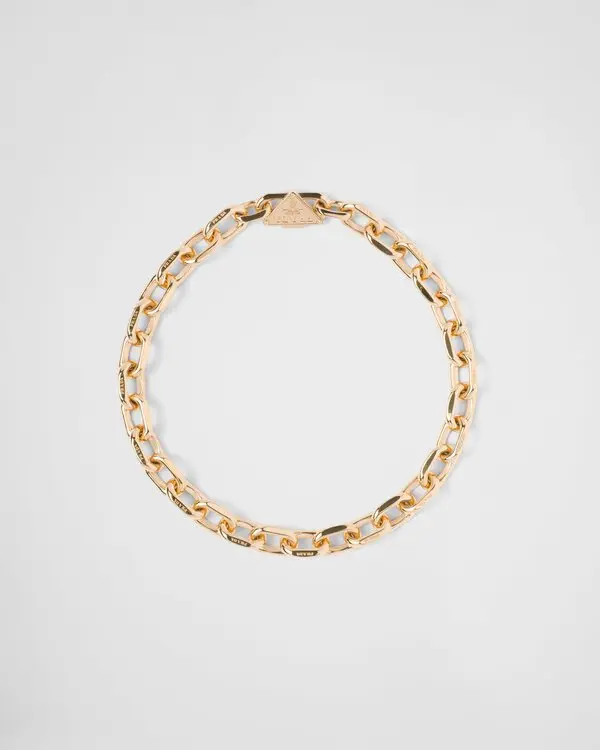 Prada Eternal Chain Necklace - Gold