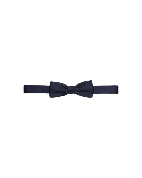 Prada Satin Bow Tie - Blue
