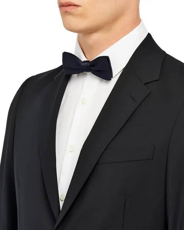 Prada Satin Bow Tie - Blue