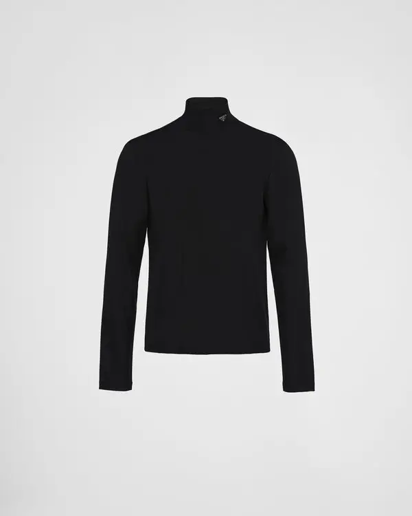 Prada Stretch Cotton Turtleneck