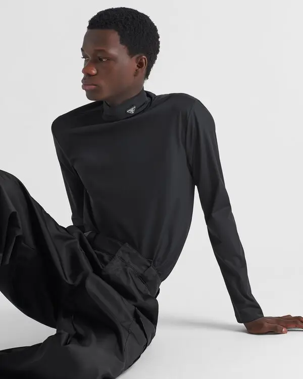 Prada Stretch Cotton Turtleneck