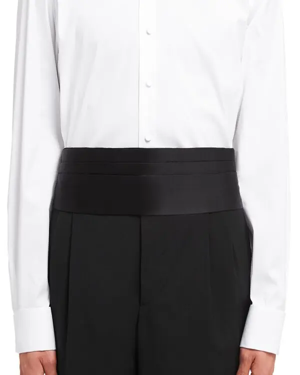 Prada Satin Tuxedo Cummerbund