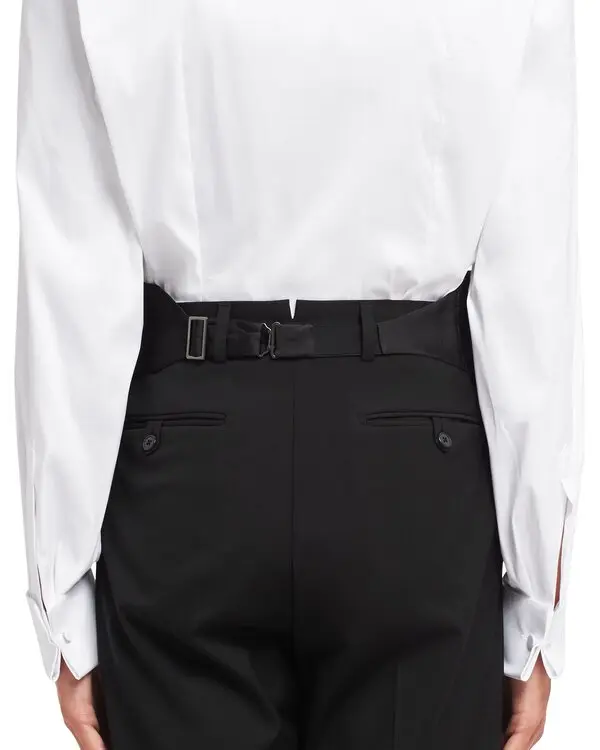 Prada Satin Tuxedo Cummerbund