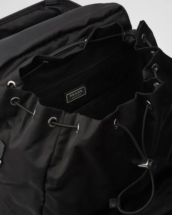 Prada Re-nylon And Saffiano Leather Backpack