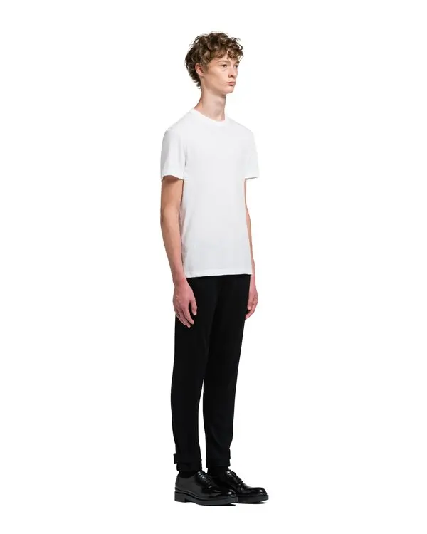Prada Three Pack Cotton Jersey T-shirts