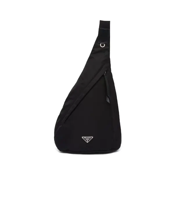 Prada Re-nylon And Leather Backpack - Black