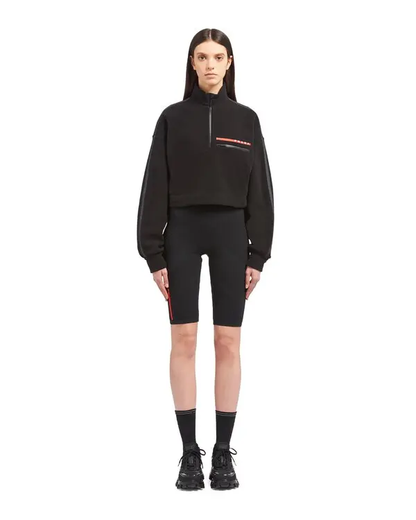 Prada Recycled Technical Fleece Weather Shirt