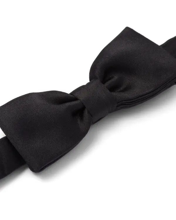 Prada Satin Bow Tie