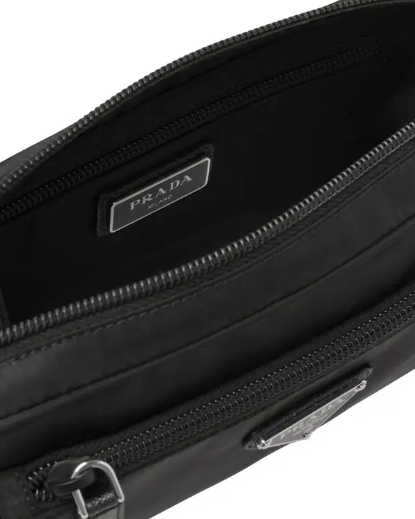 Prada Re-nylon And Saffiano Leather Belt Bag